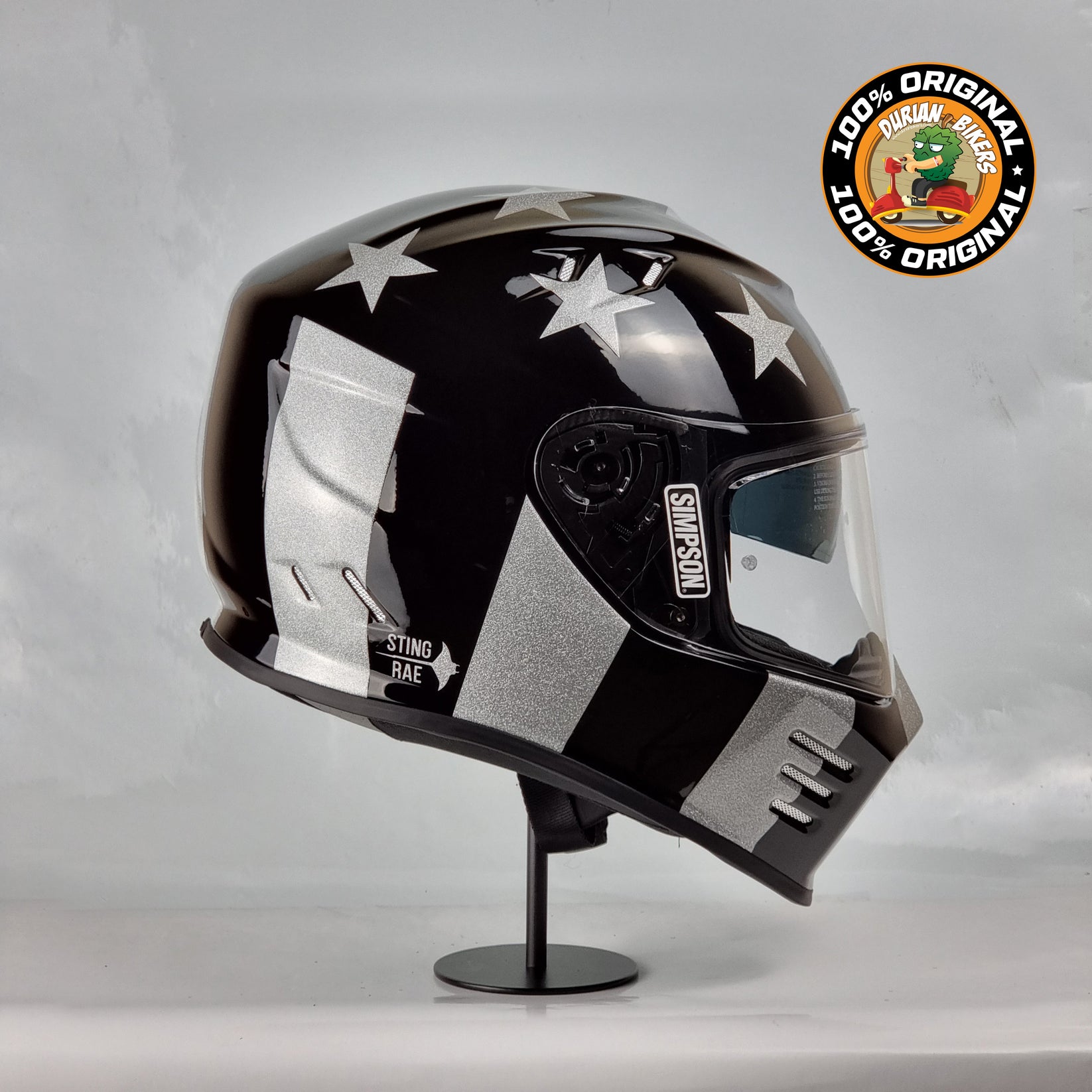 Simpson Helmet Venom Bandit (Sting Rae) – Durian Bikers