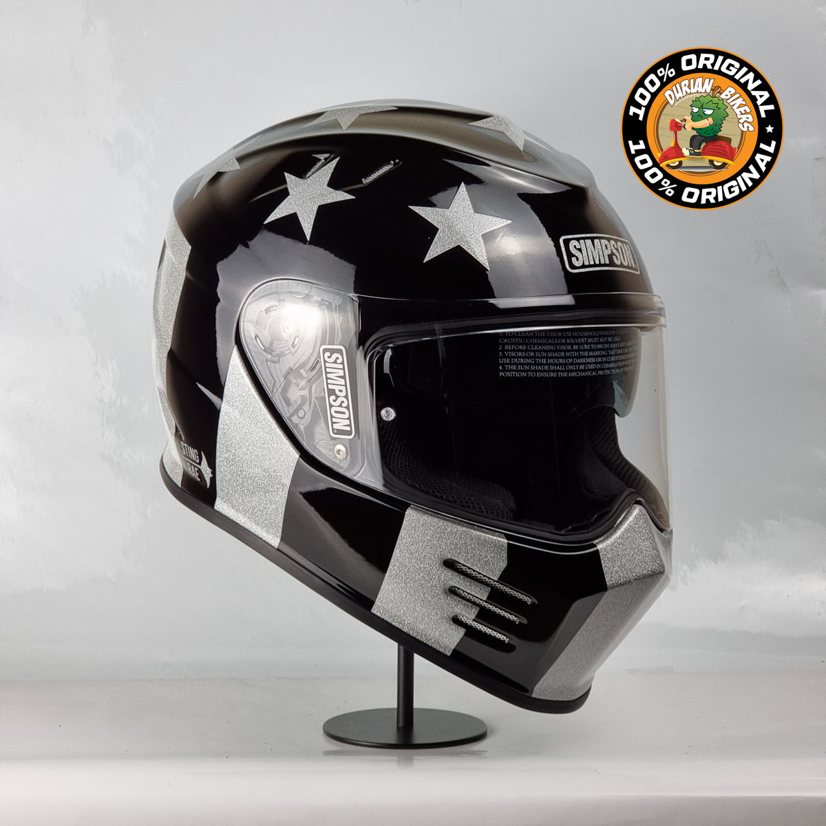 Simpson Helmet Venom Bandit (Sting Rae) – Durian Bikers